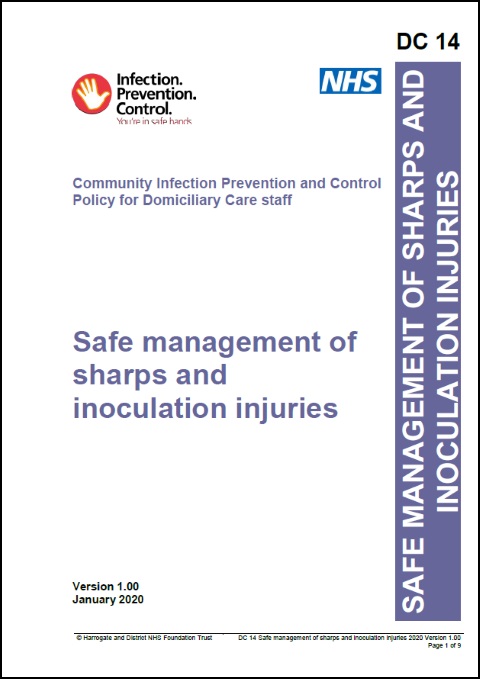 Safe management of sharps and inoculation injuries Policy for ...