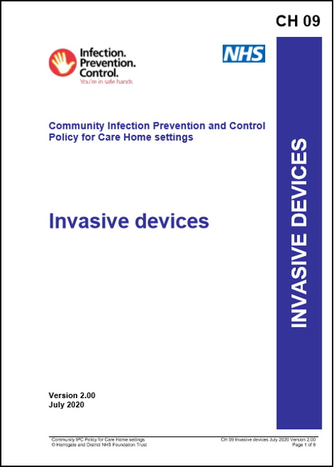Invasive devices Policy for Care Home settings - Infection Prevention ...