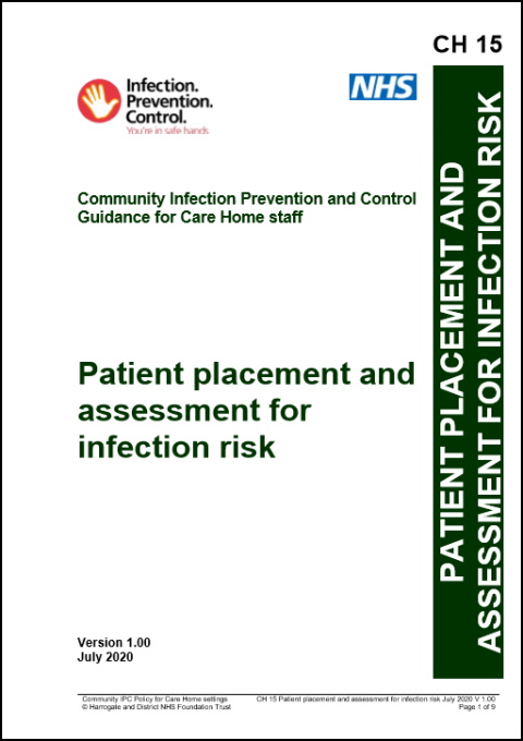 Patient placement and assessment for infection risk Policy for Care ...