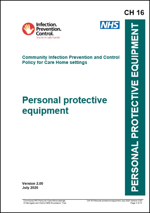 Personal protective equipment Policy for Care Home settings - Infection ...