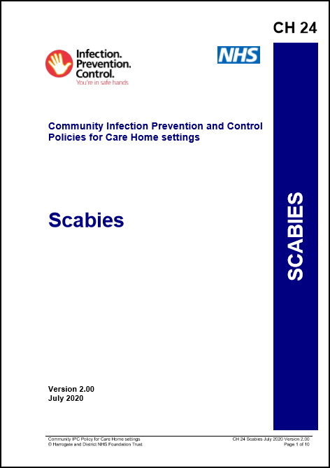 Scabies Policy for Care Home settings - Infection Prevention Control